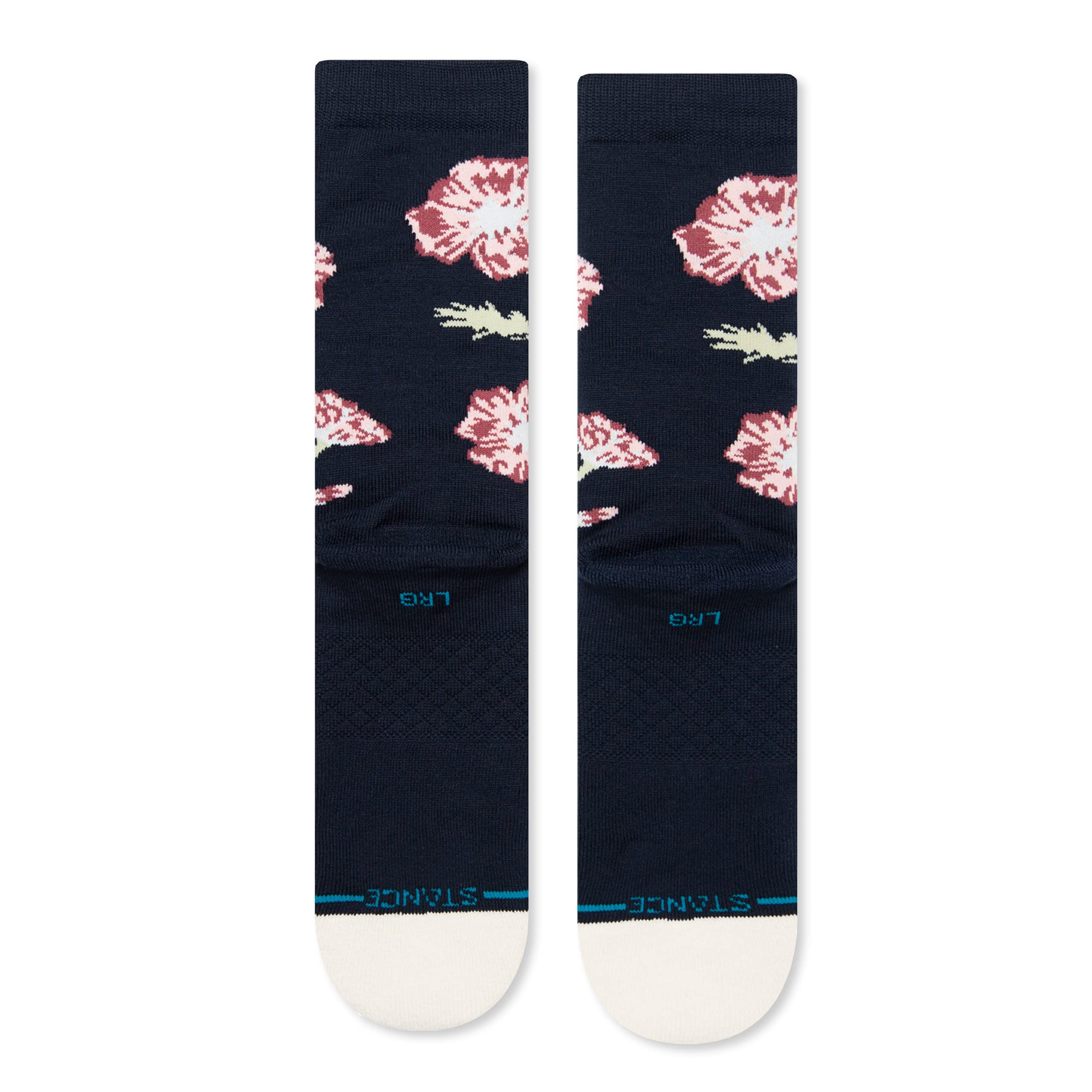 Stance Poppie Crew Socks (Medium, Navy)