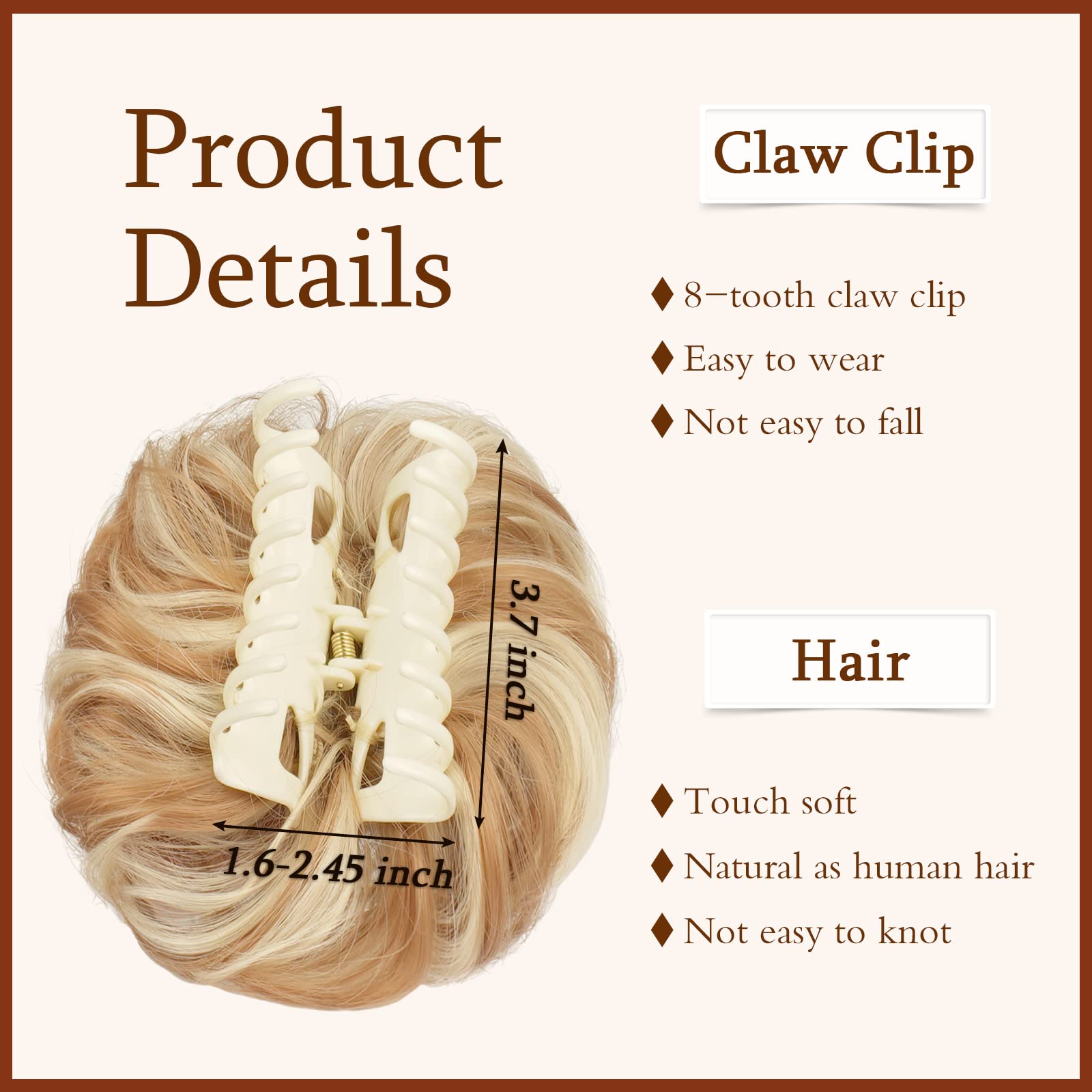 SOFEIYAN CTousled Updo Hair Extensions Scrunchie Hairpiece