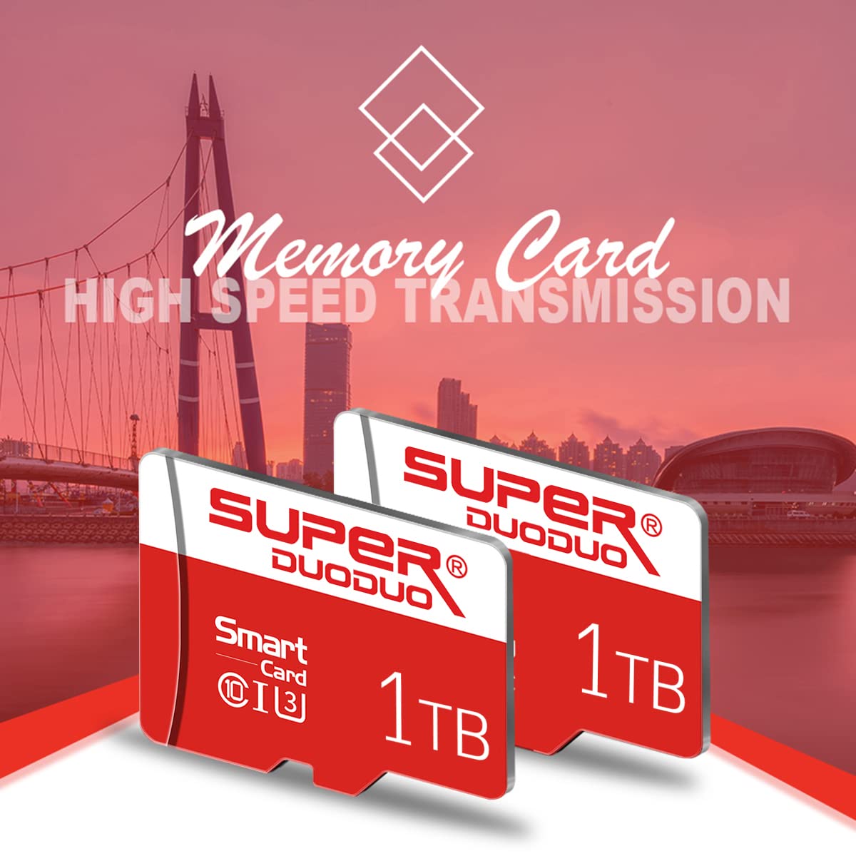 Micro SD Card 1TB Micro SD Memory Cards 1TB Class 10 Mini SD Card 1TB High Speed TF Card 1TB and Adapter for Camera,GOPRO,Cellphone,E-Reader,GOPRO