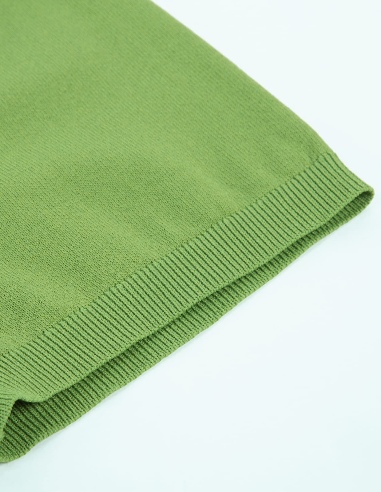 PJ PAUL JONES Mens Knitting Stretch Golf Polo Shirts Lightweight Tee Shirts (XX-Large, Polo-Green)