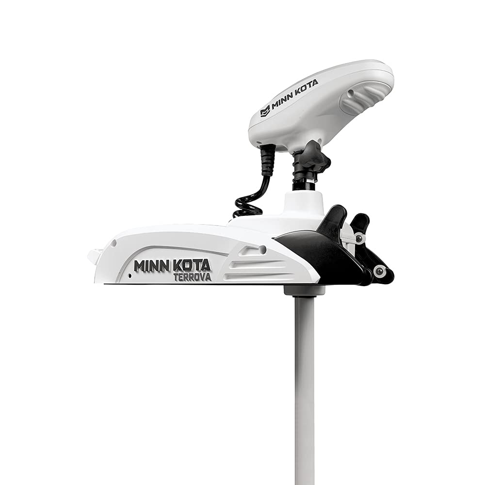 Minn Kota 1363747 Riptide Terrova Saltwater Electric-steer Bow-Mount Trolling Motor with Digital Maximizer & i-Pilot Link GPS, 80 lbs Thrust, 72" Shaft