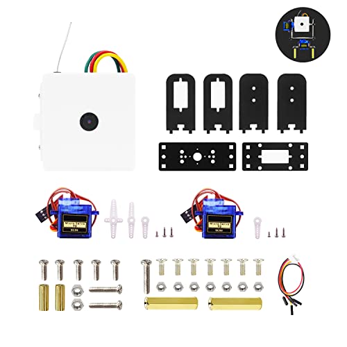 Yahboom WiFi Camera Module with 2-DOF for DIY Robot APP WiFi Control and Image Transmission, Camera Head Compatible with Arduino UNO Raspberry Pi Microbit 51 STM32