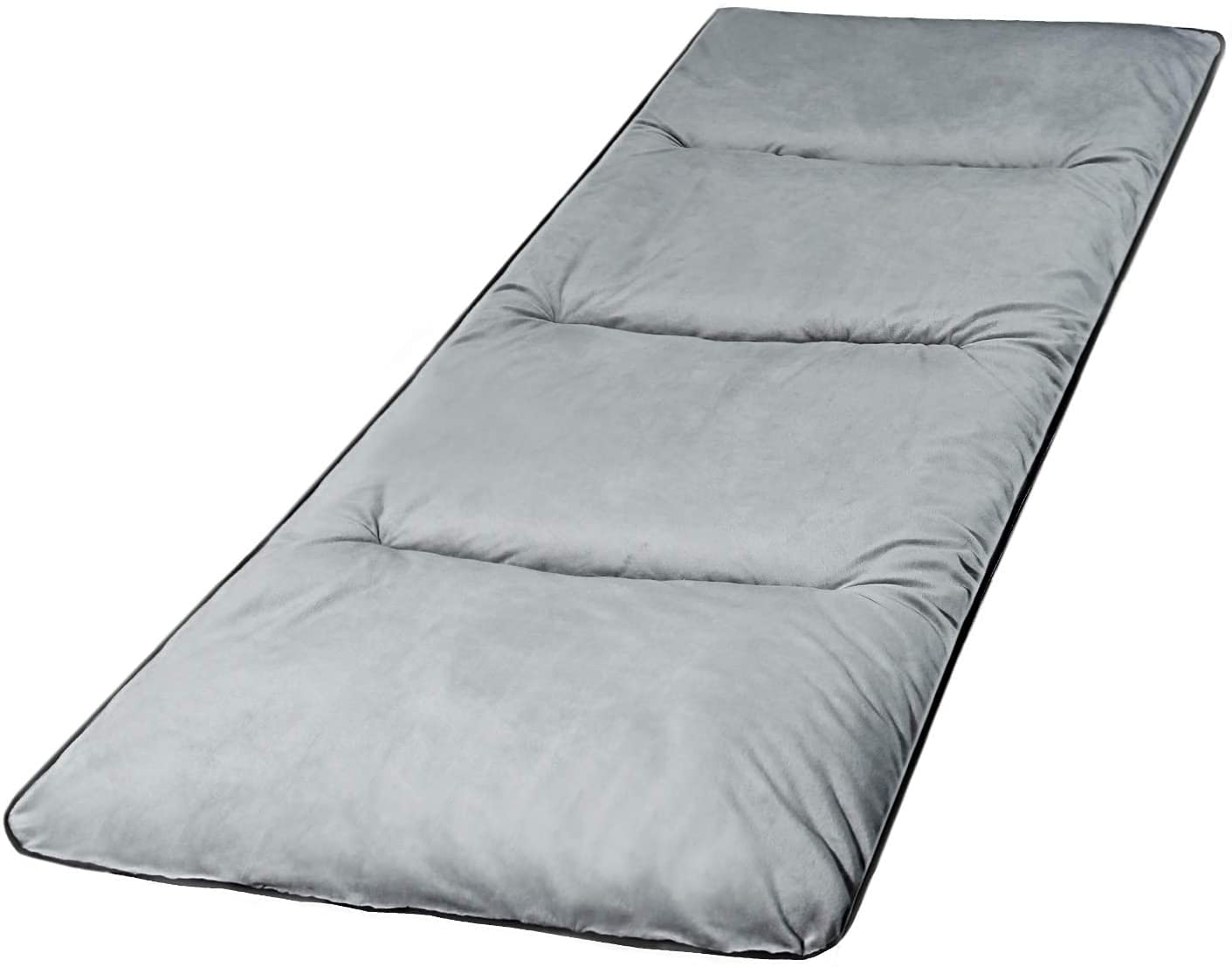 REDCAMP Folding Camping Cots with Cot Pads for Adults 500lbs, Double Layer Oxford Strong Heavy Duty Wide Sleeping Cots for Camp Office Use, Portable with Carry Bag, Grey