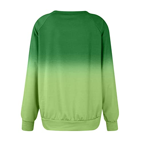 Swrowesi Sweatshirt for Womens Cute Elk Print Loose Top Christmas Casual Plus Size Sweater O Neck Long Sleeve Pullover