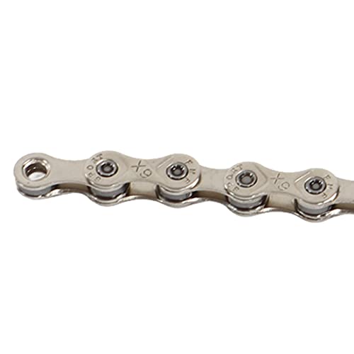 Sports Chain, Variable Speed Chain Stainless Steel Flexible 9 Speed with Buckles for Road Cycling