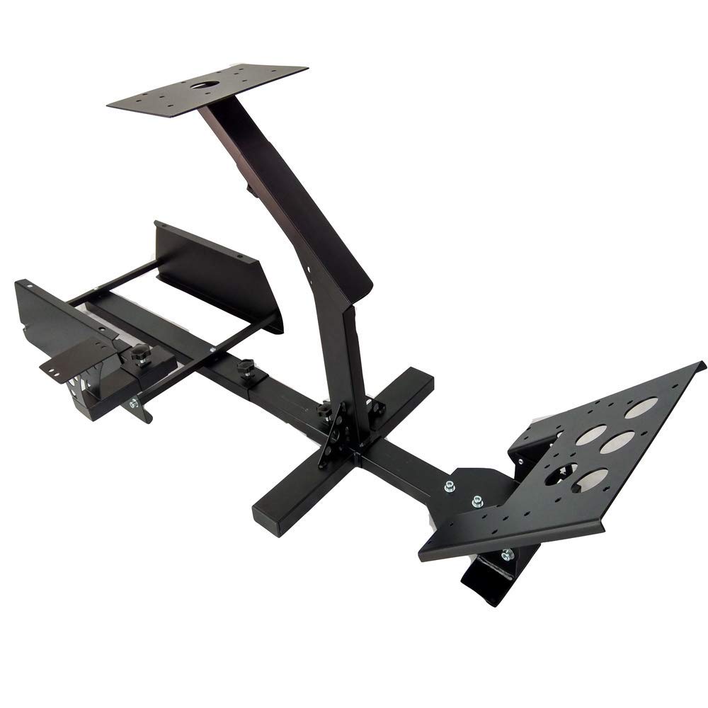 Minneer Racing Wheel Stand Simulator Cockpit for Logitech G25 G27 G29 and G920/ All Thrustmaster/All Fanatec Wheels Fits Xbox, PlayStation, PC (Wheel, Shifter and Seat Not Included)