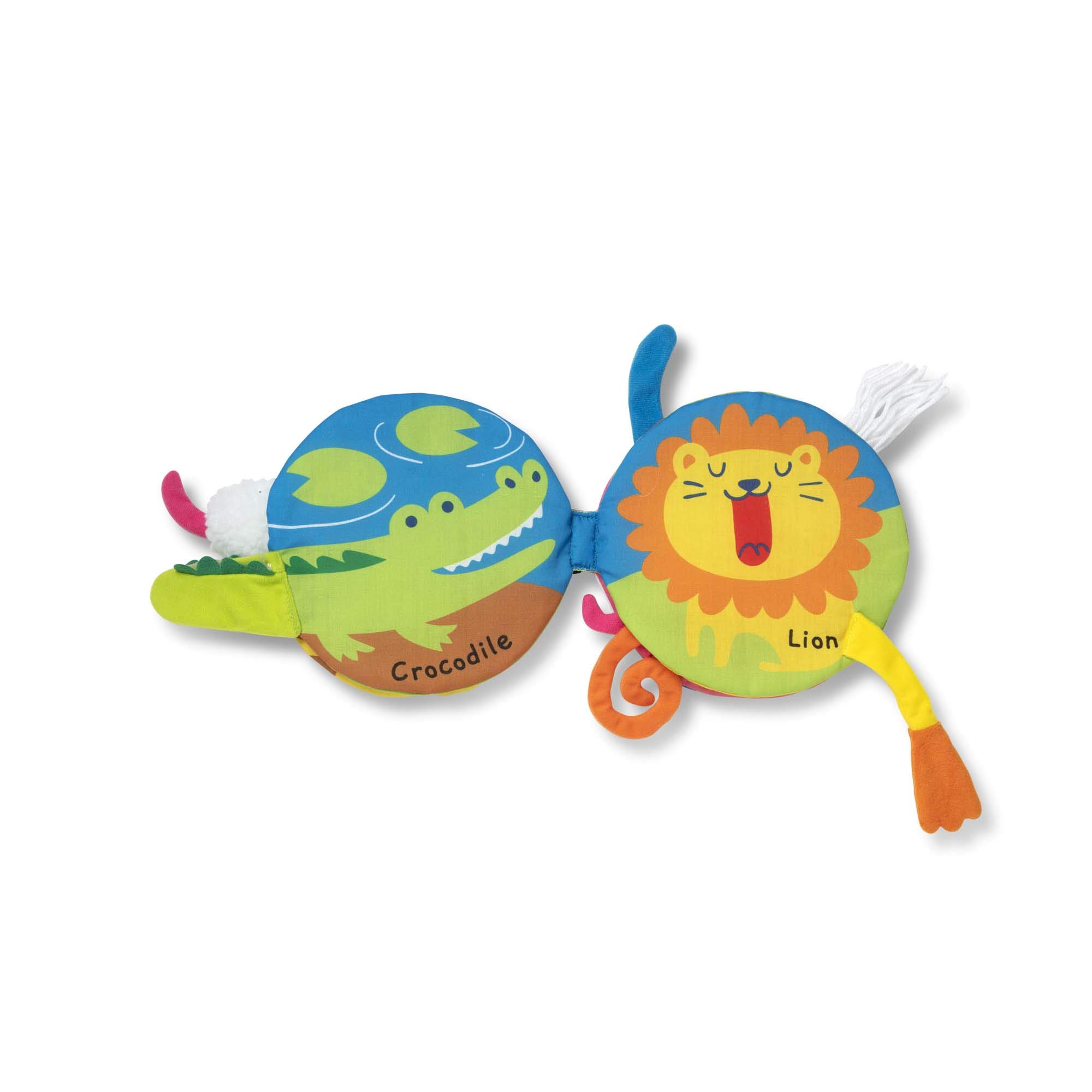 Melissa & Doug K’s Kids Whose Tail? 8-Page Soft Activity Book for Babies and Toddlers