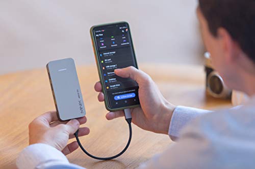 MINIX 480GB USB-C Multiport High-Speed SSD Storage Hub-Gigabit Ethernet,4K HDMI (60Hz), USB-C Pass-Through, USB 3.0-Compatible with macOS, iPadOS and Windows 10 OS. (NEO SG4, Space Gray)