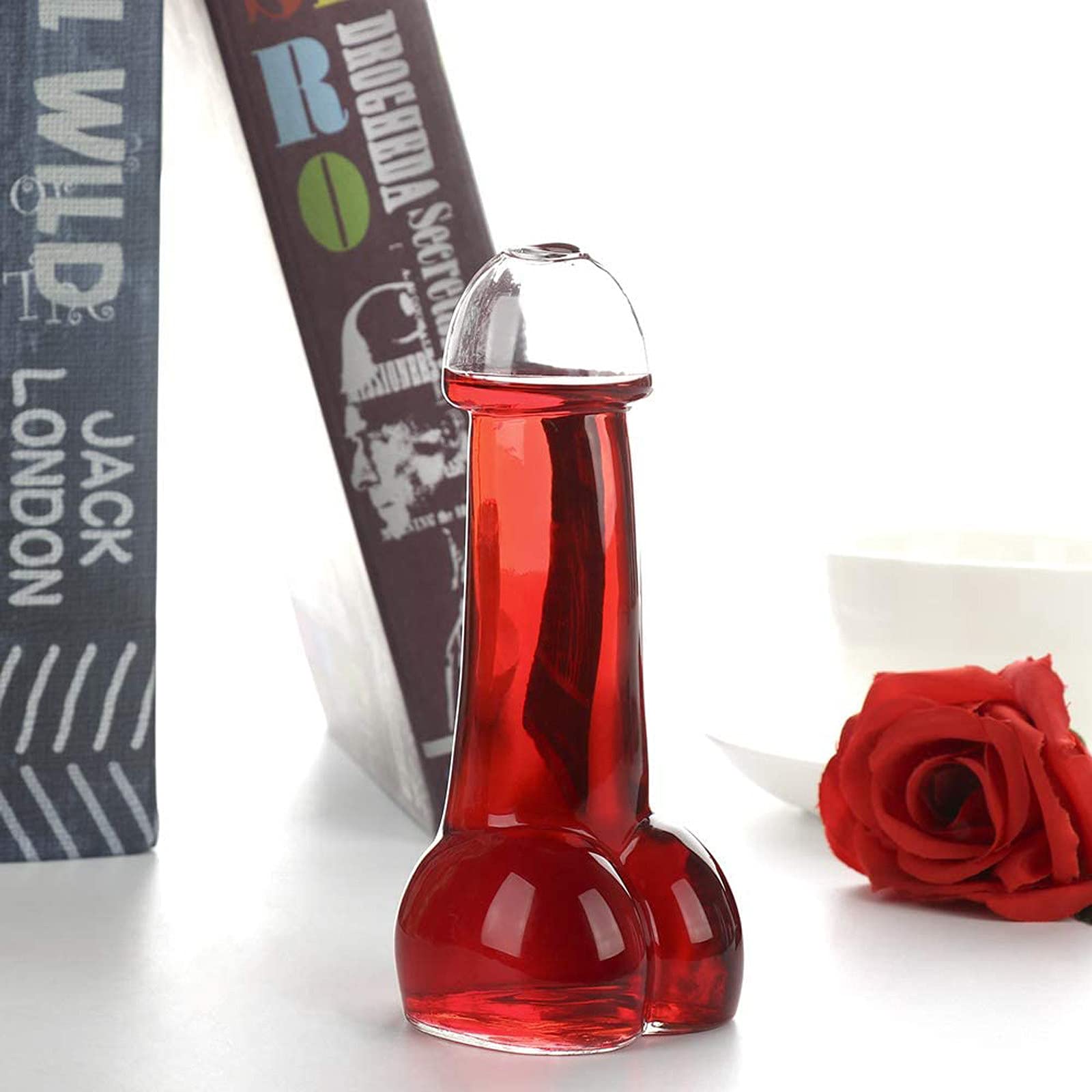 Party Wine Glasses, Unique Wine Glasses, Creative πππ§π’Ε‘ Shape Transparent Whiskey Glasses Champagne Glasses Wine Cup, Novelty Drinking Cup Decoration For Bars, Night Clubs, (B-4PCS, One Size)