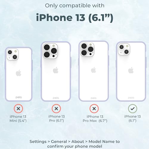Pela: Phone Case for iPhone 13 | Eco-Friendly,Made from Plants | Sleek & Light Design with Protection