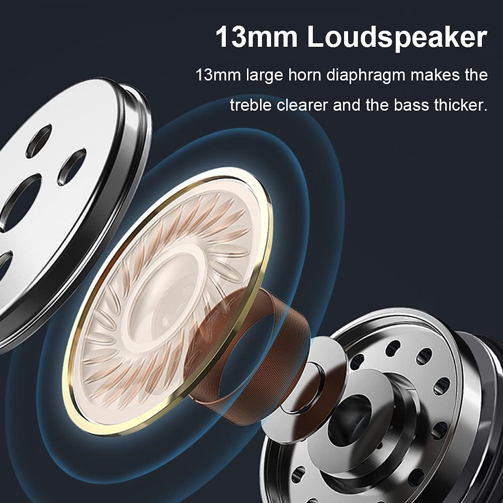 Soiedroo Black Bluetooth True Wireless Earbuds Deep Bass Headphone with Built-in Noise Cancelling Microphone with Super Long Play Hours with Leather Wireless Charging Case