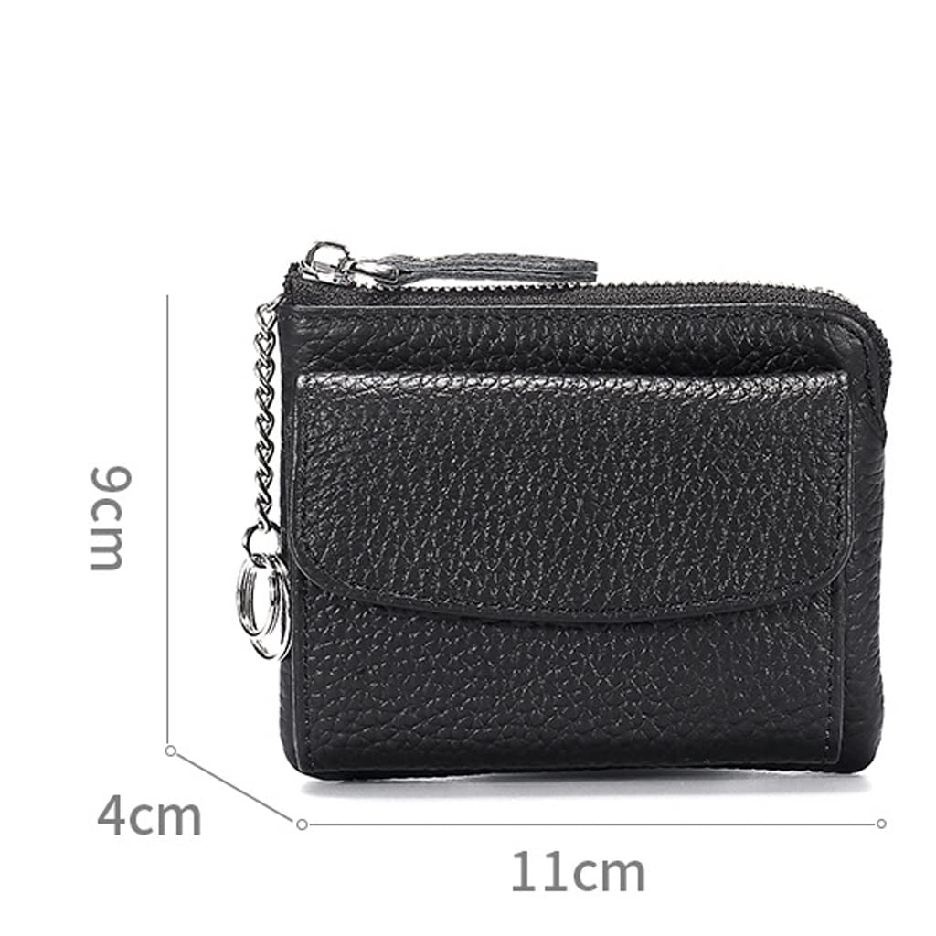WENLII Leather Women Wallets Multi-Functional Purse Ladies Mini Wallet with Key Ring (Color : D, Size : Universal Size)