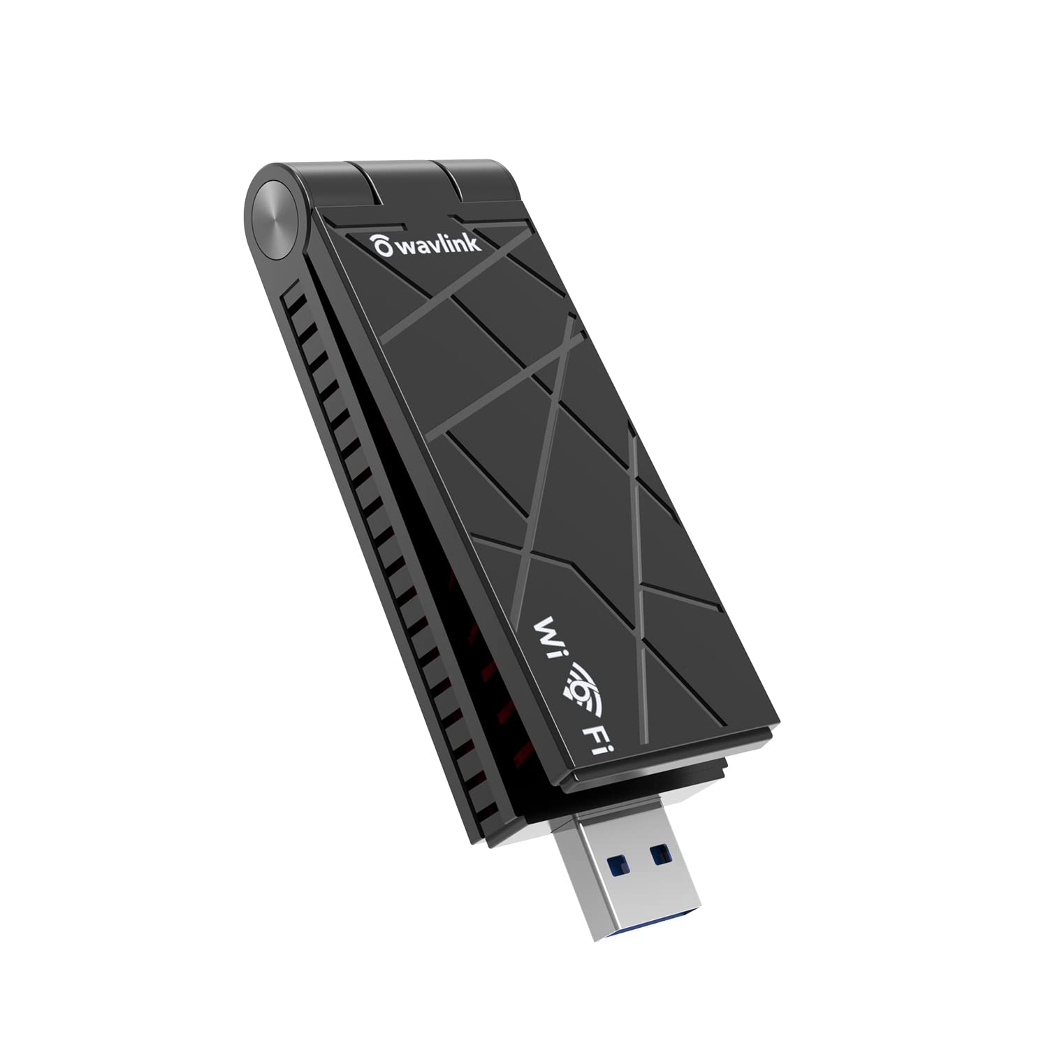 WAVLINK AX1800 WiFi 6 USB Adapter for PC, Dual Band Wireless USB Network Adapter for Desktop Laptop, 5GHz & 2.4GHz, MU-MIMO, 802.11ax, Supports Windows 11/10/7