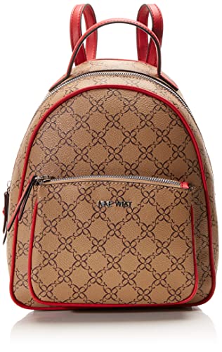 Nine West Sloane Backpack Mocha Logo Multi One Size