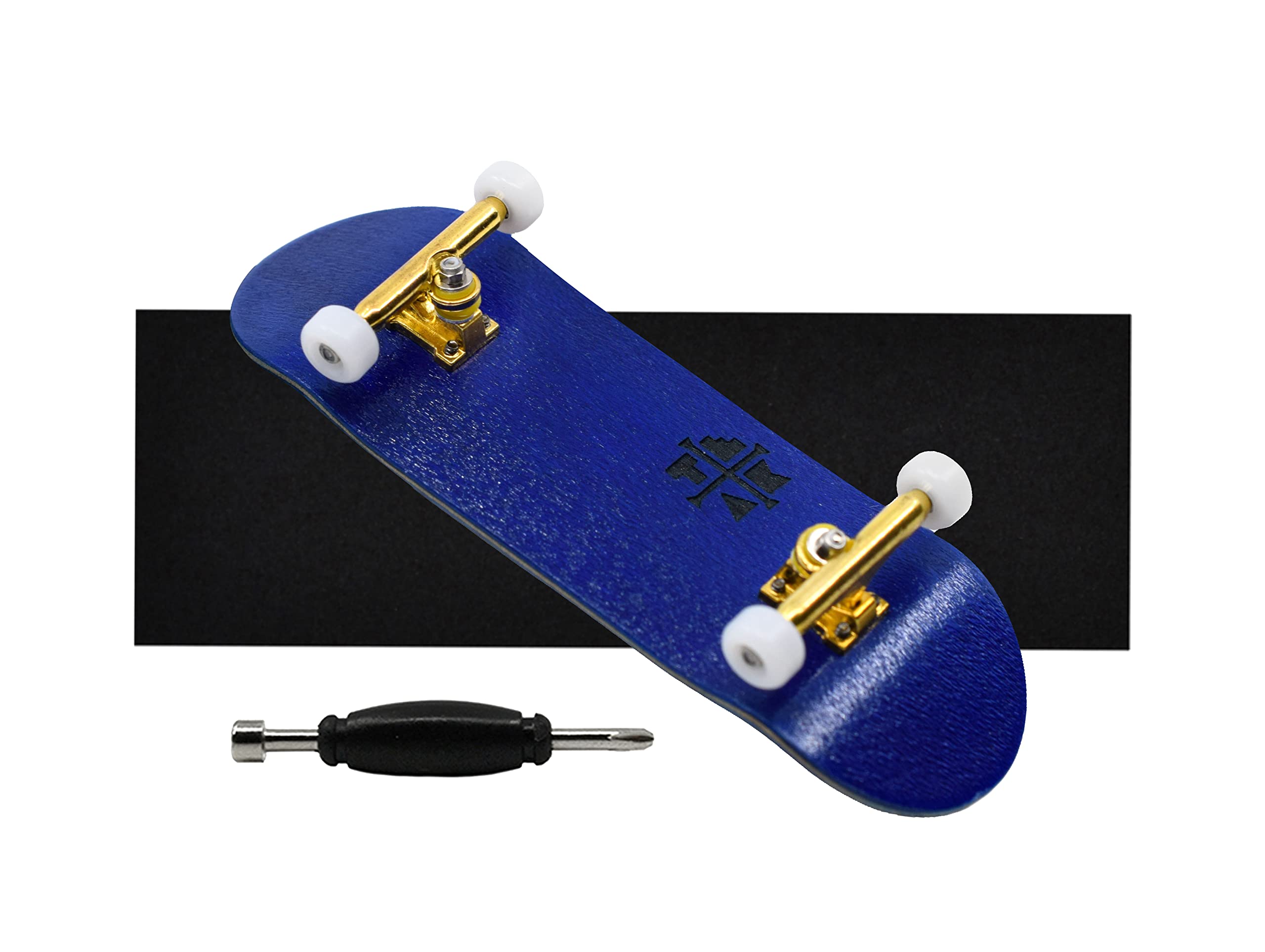Teak Tuning Prolific Complete 32mm Fingerboard with Prodigy Trucks - Pre-Assembled - Royalty Edition - Upgraded Components, Pro Board Shape and Size, Bearing Wheels, and Locknuts