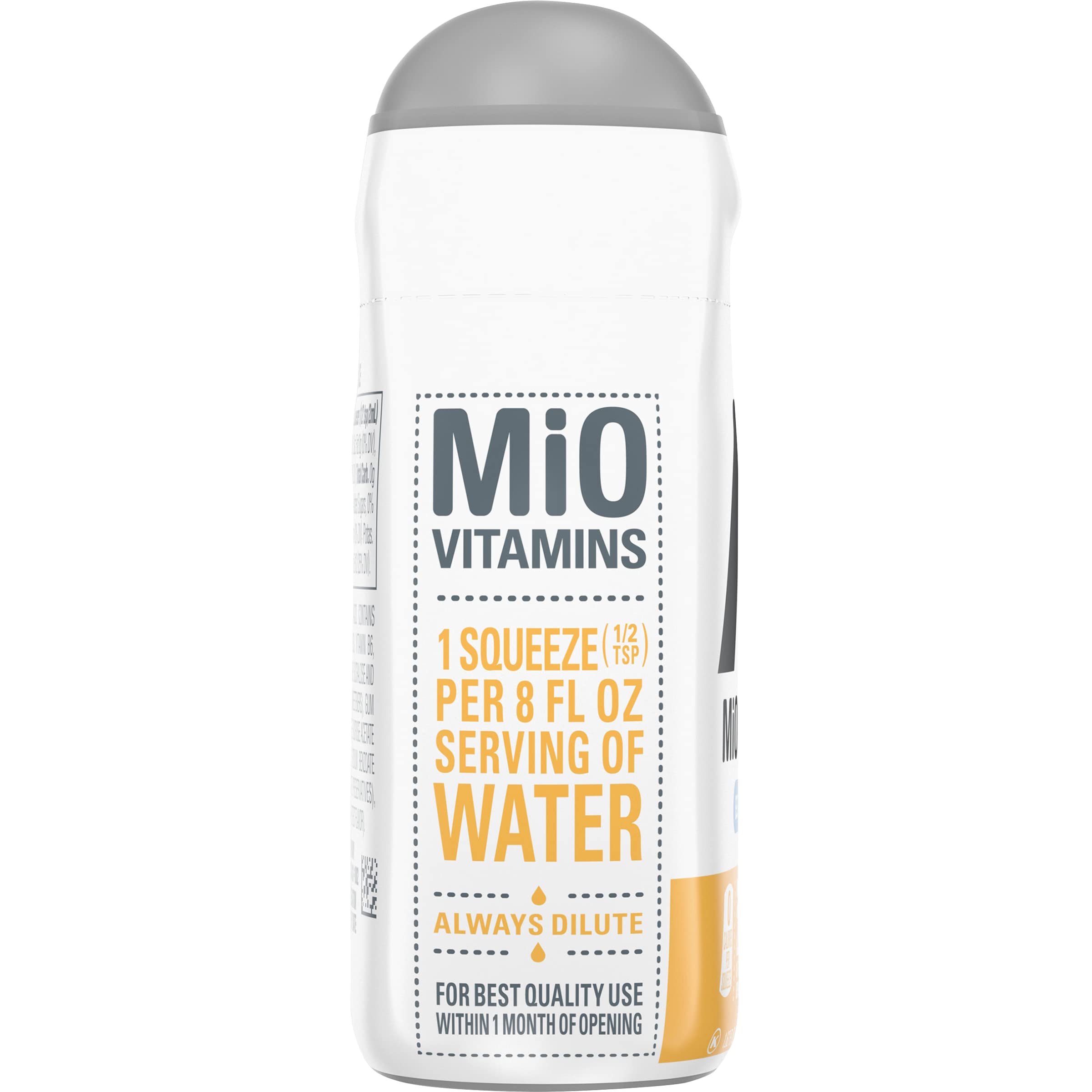 Mio Vitamins Liquid Water Enhancer, Orange Vanilla, 1.62 FL OZ. (Pack of 4)