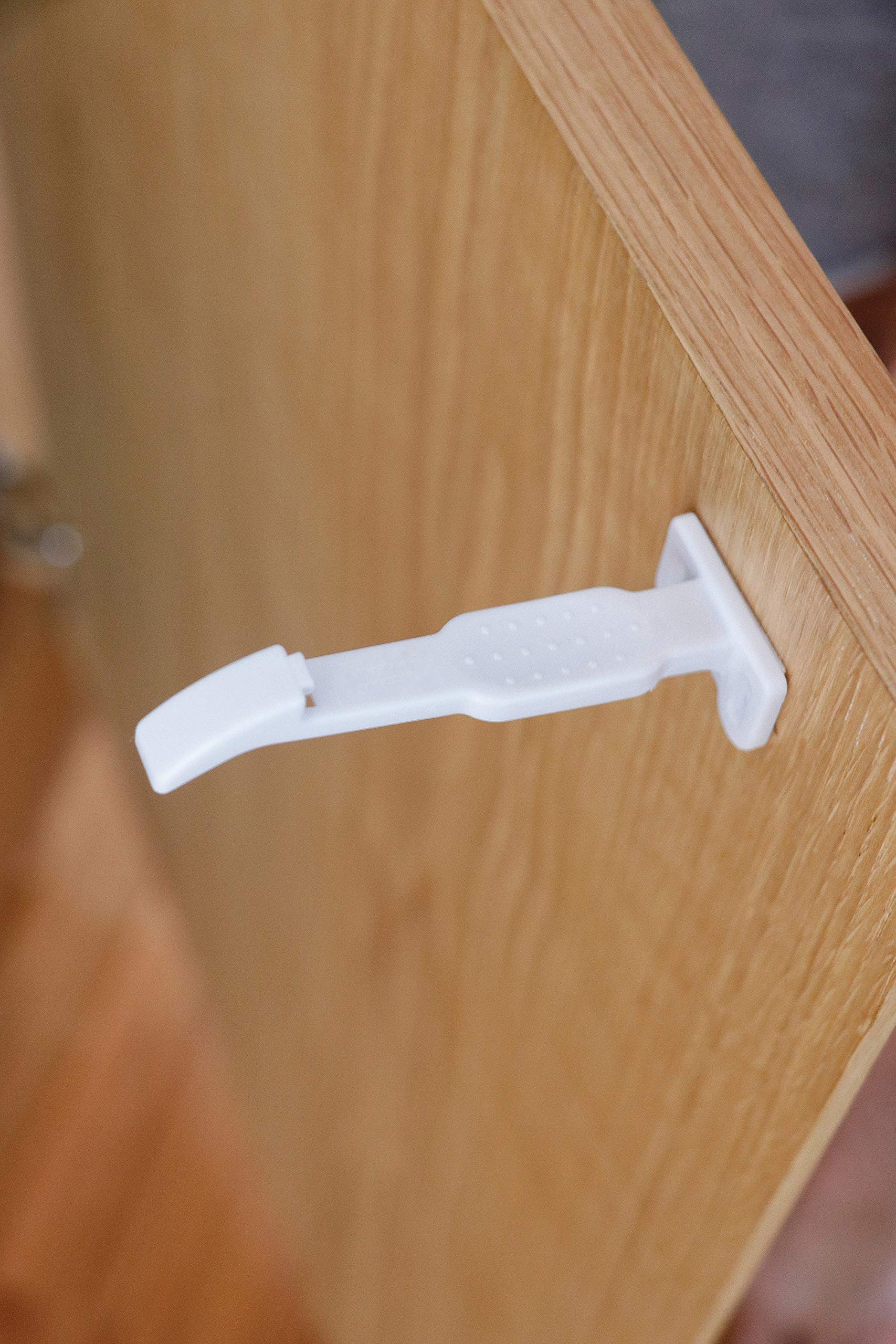 Little Chicks Baby Safety Cabinet and Drawer Locks -14 Pack of Latches - Model CK034