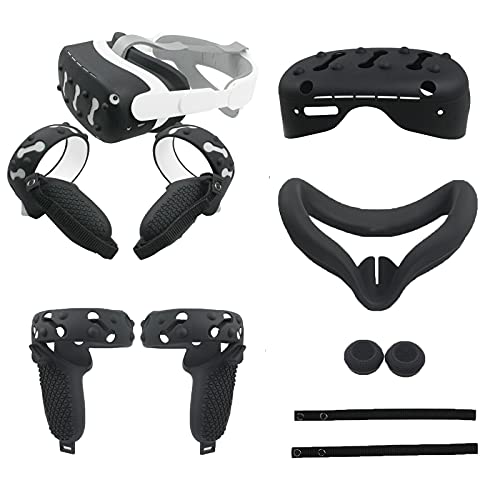 Replacement Spare Parts Set Sweat-Proof Eye Face Mask Cover Handle Case Skin for Oculus Quest 2 VR Headset