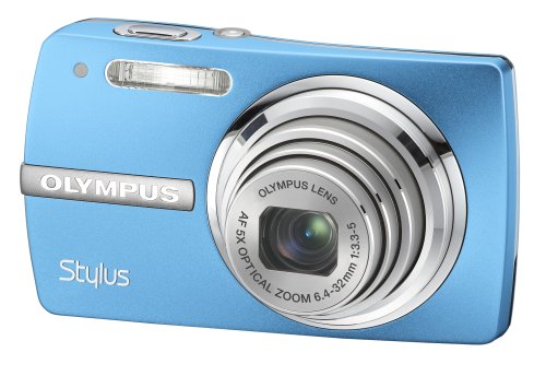 OM SYSTEM OLYMPUS Stylus 820 8MP Digital Camera with 5x Optical Zoom (Blue)