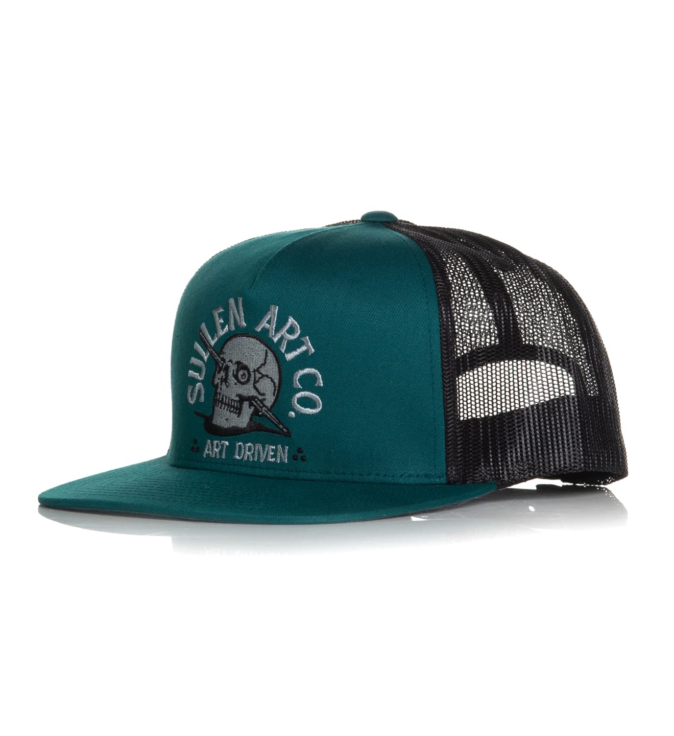 Sullen Run Through Snapback Tattoo Lifestyle Hat (Teal/Black)