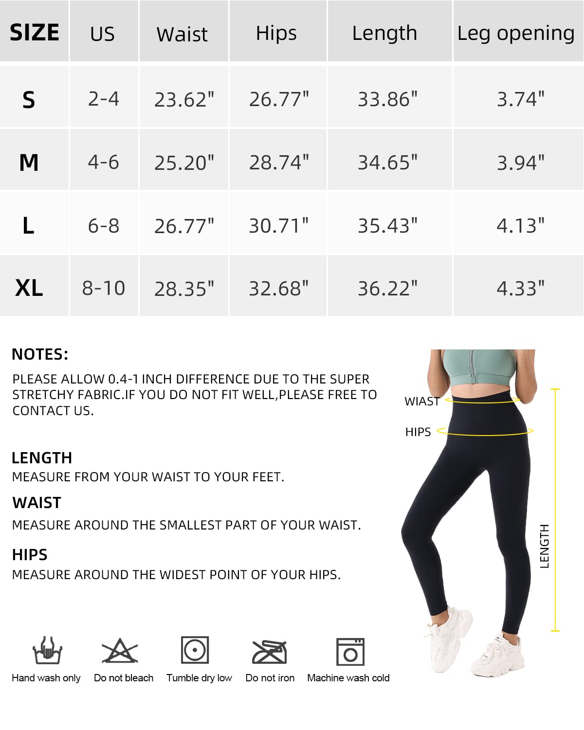 SULTOPY Workout Leggings for Women Seamless Butt Lifting High Waisted Tummy Control Yoga Pants Black