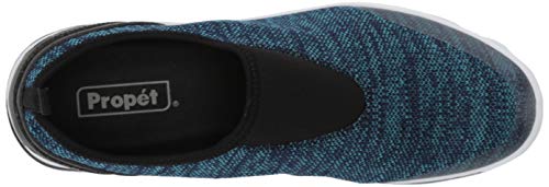 Propet Women's TravelActiv Slip-On Sneaker, Blue Heather, 7.5 X-Wide US