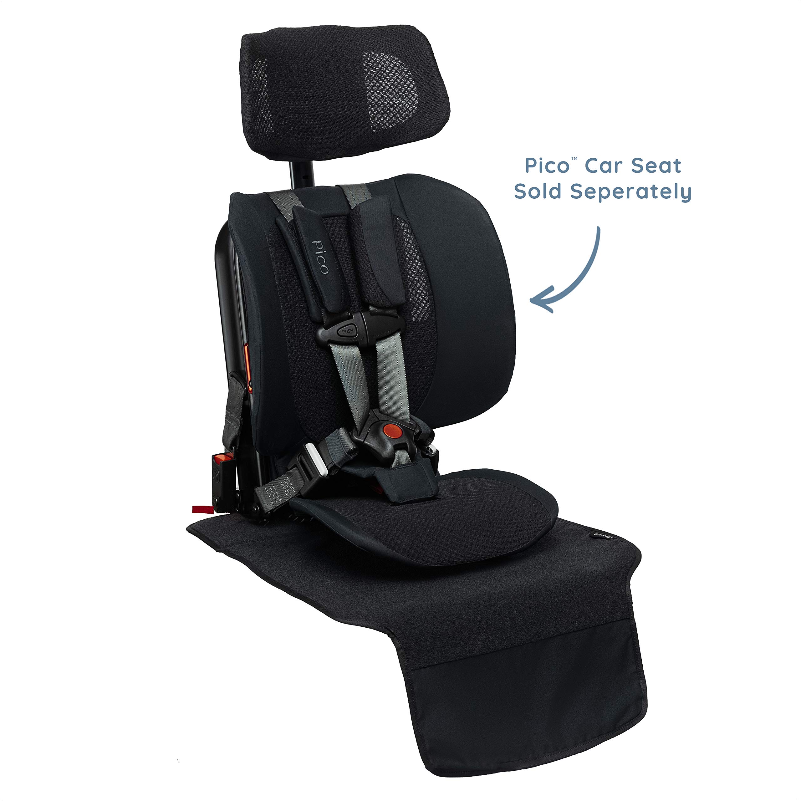 WAYB Pico Travel Car Seat with Premium Carrying Bag and Seat Protector- Lightweight, Portable, Foldable - Perfect for Airplanes, Rideshares, and Road Trips