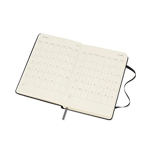 Moleskine Classic 18 Month 2021-2022 Weekly Planner, Hard Cover, Pocket (3.5" x 5.5"), Black