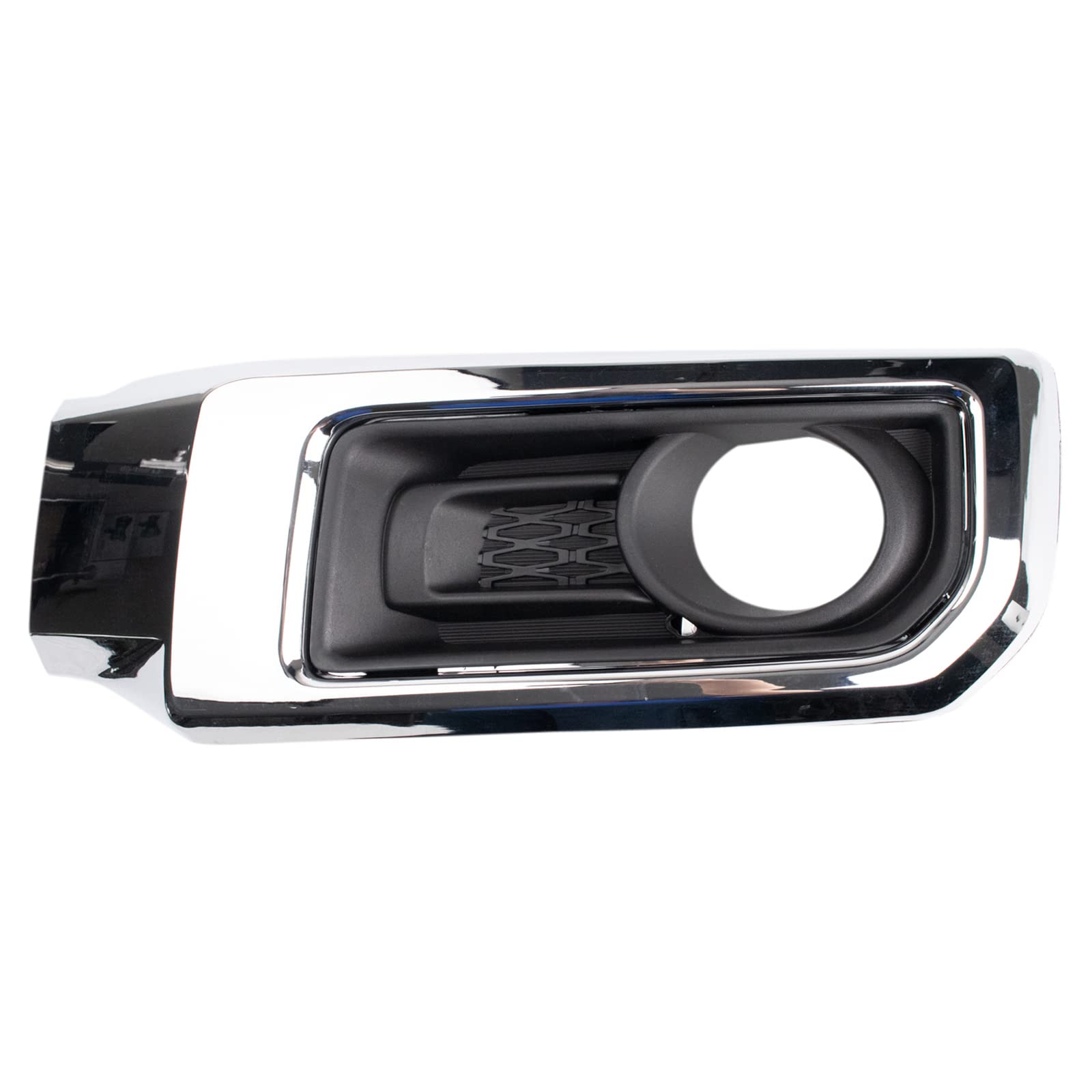 TRQ Driver & Passenger Side Fog Light Bezel Set Compatible with 2014-2023 Toyota 4Runner TO1038180 TO1039180