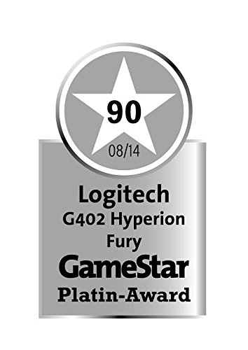 Logitech G402 Optical Gaming Mouse Hyperion Fury USB, Black, 910-004067