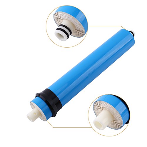 ZJchao TFC High Purity Reverse Osmosis Membrane Systems Aquarium Water Filter RO 75 GPD (Blue 75GPD)