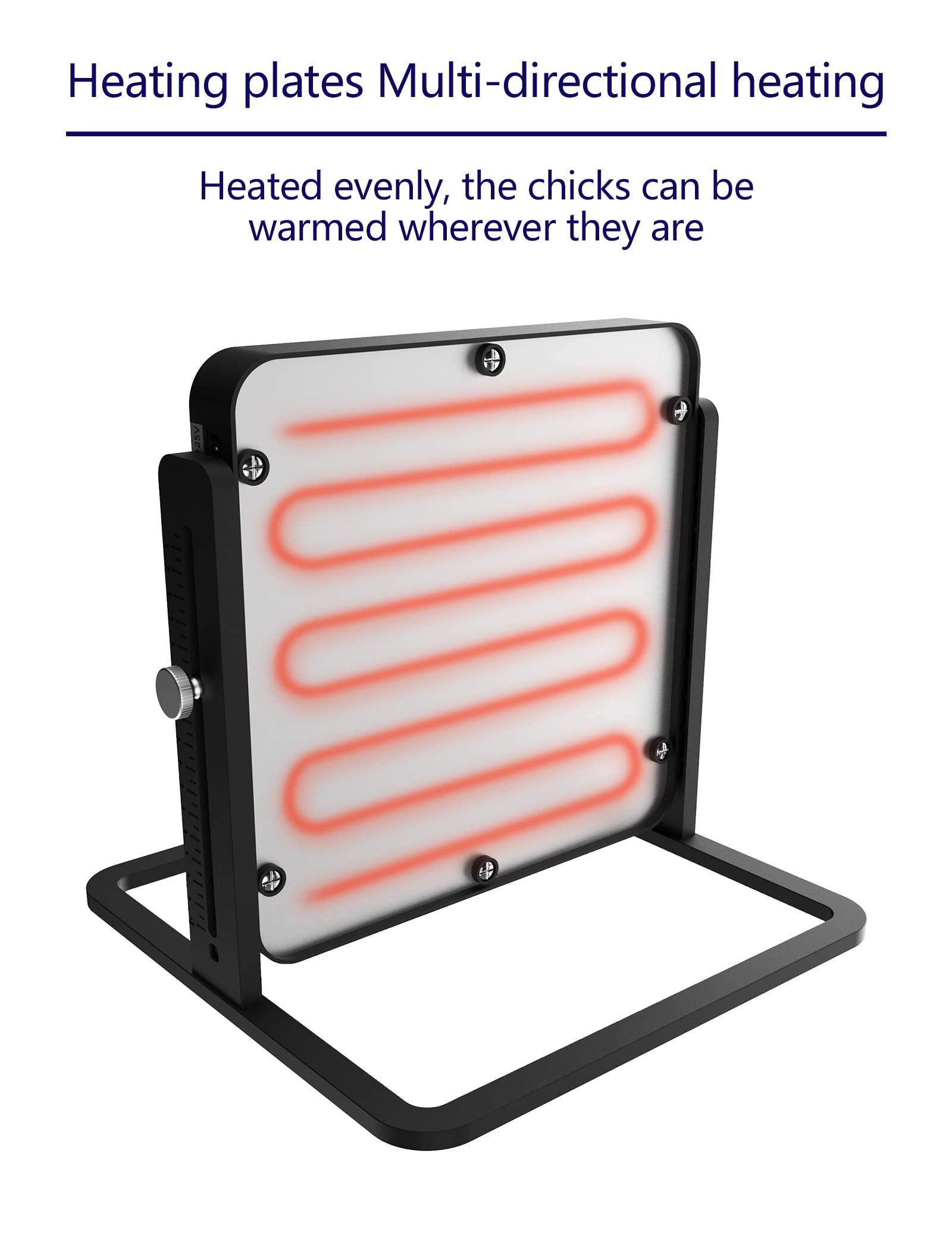TRIOCOTTAGE Chick Brooder Heating Plate Chicken Coop Heater for Chicks Or Ducklings Warms Up to 15 Chicks