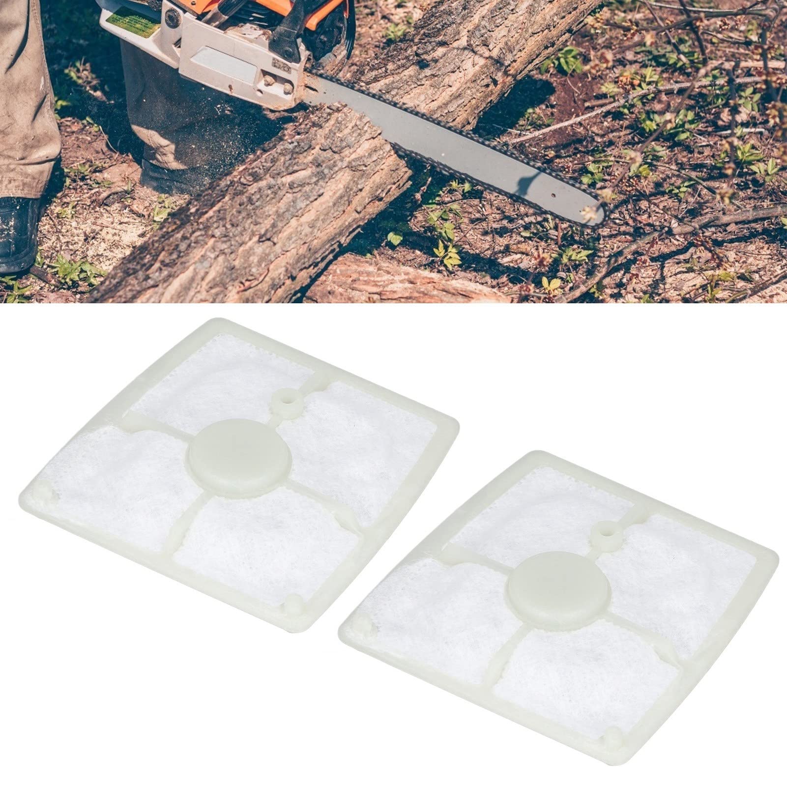 STARNOONTEK 2PCS Air Filter Replacement Garden Lawn Mower Air Filter for Stihl 041AV 041FB 041G 041G FS20 FS410 Lawn Mower Accessory