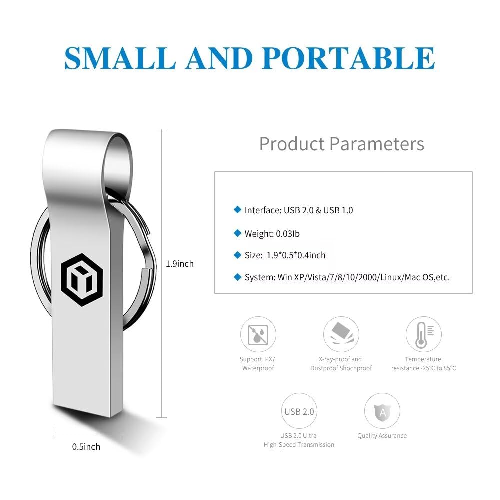 USB Flash Drive 64GB, 64GB Large Capacity USB Drive 64GB, High Speed Memory Stick 64GB for Computer, USB Storage Flash Drive 64GB, 64GB Portable Thumb Drive: Jump Drive 64GB with Keychain