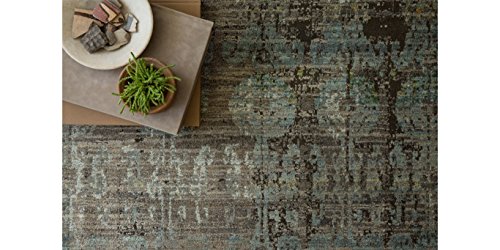 Loloi Javari Steel/Lagoon 6'-7" x 9'-4" Area Rug