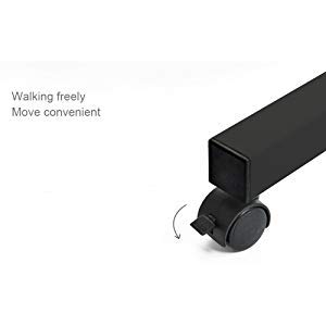 MTFY Sofa Sidle Table with Wheels,Mobile Snack Table for Coffee Tablet,Bed Side Table Laptop Desk Modern Furniture for Home Office (23.62 x 15.75 x 26.77-33.86'')
