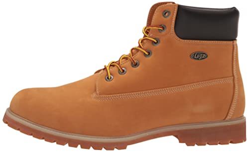 Lugz mens Convoy Fleece Winter Boot, Golden Wheat/Bark/Tan/Gum, 8.5 US
