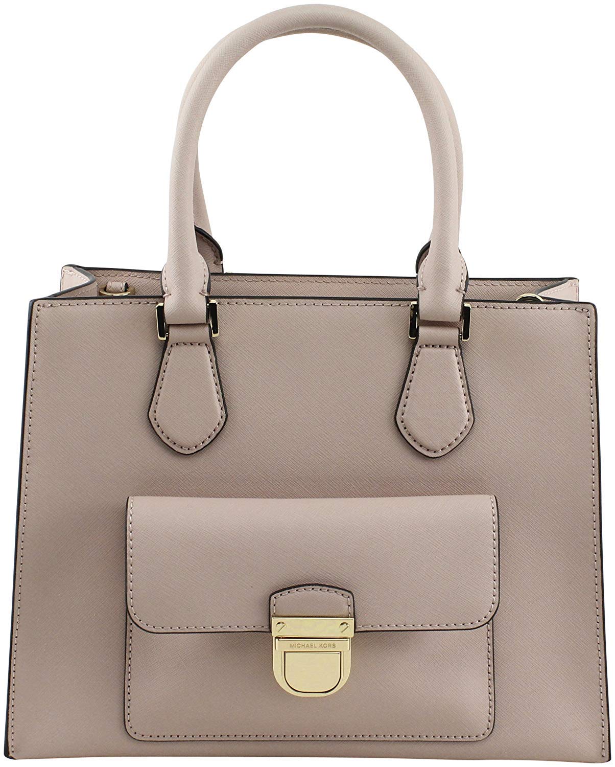 MICHAEL Michael Kors Women's Bridgette Medium Ballet Tote Leather Handbag (Ballet)