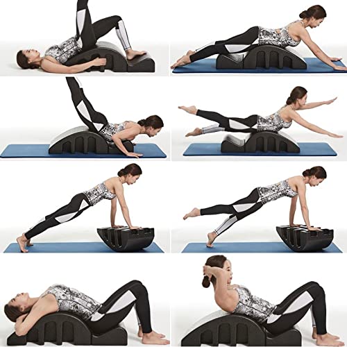 Pilates Spine Corrector, Pilates Massage Bed, Multi-function yoga Equipment for Balance, Core Strengthening and Stretching Balanced Our Body