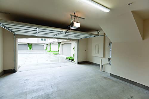 Lithonia Lighting FMLWL 24 840 Low-Profile LED Flush Mount Ceiling Light, Wraparound Lighting Fixture for Kitchen, Laundry Room, Garage, and More, 2-Foot, 4000K Cool White