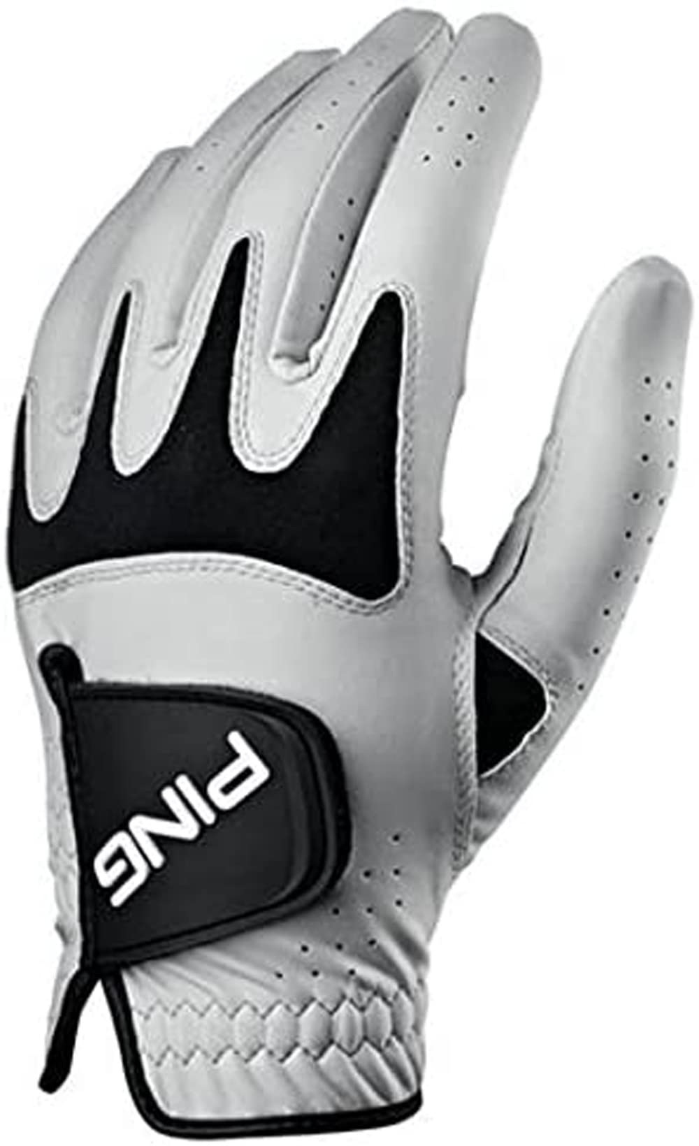 PING New Sensor Tech White/Black Mens Cadet Small Golf Glove (CS)