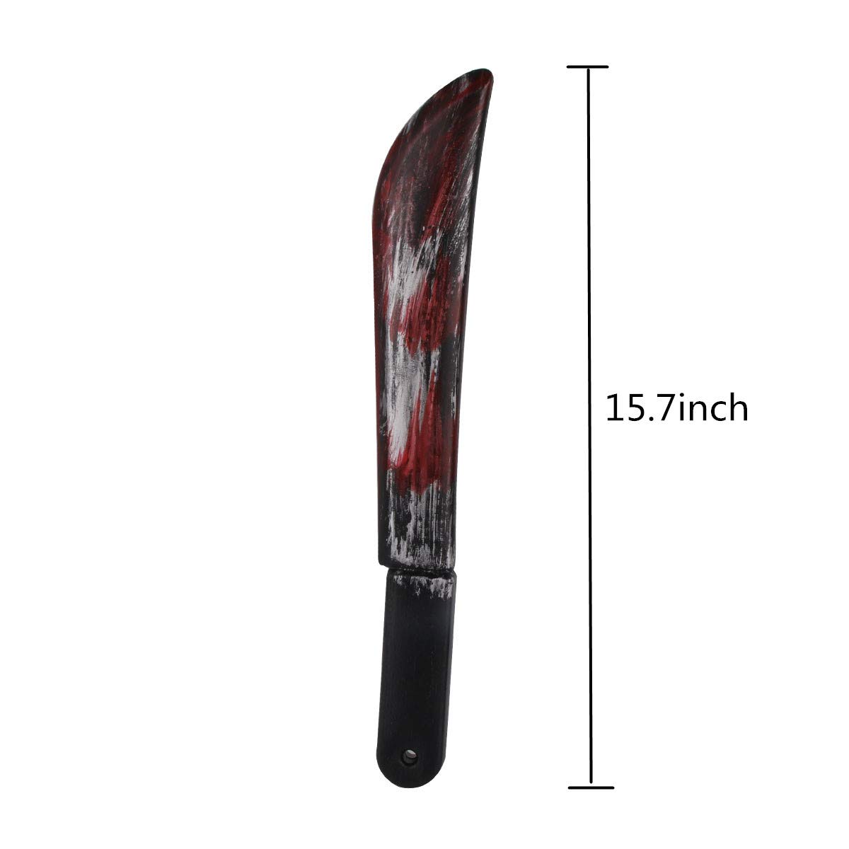 longpo Halloween Scary Mask with Machete Horror Hockey Mask for Adults Kids Cosplay (yellow)