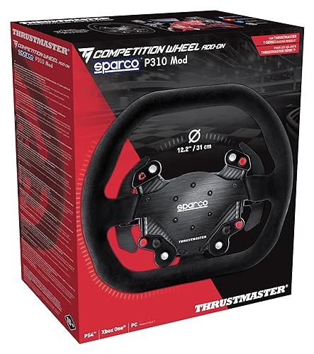 NEW! Thrustmaster TM Competition Wheel Add-On Sparco P310 Mod PC