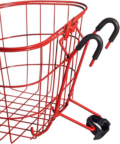 Nantucket Bike Basket Company Surfside Adult Wire D Handlebar Basket