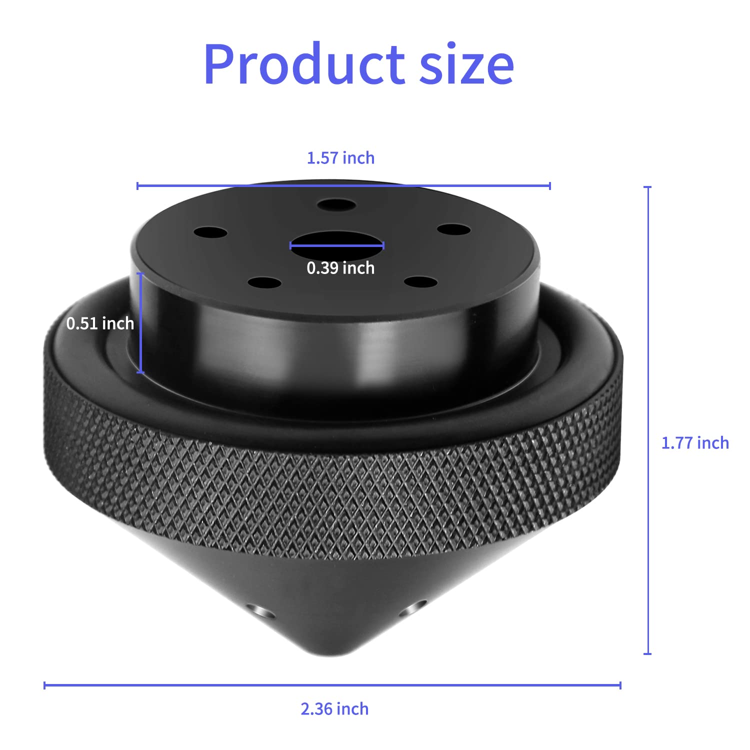 Mejiao Eliminator Trolling Motor Prop Aluminum Nut Compatible with MotorGuide GFEL-MG-BK-DP G-Force.