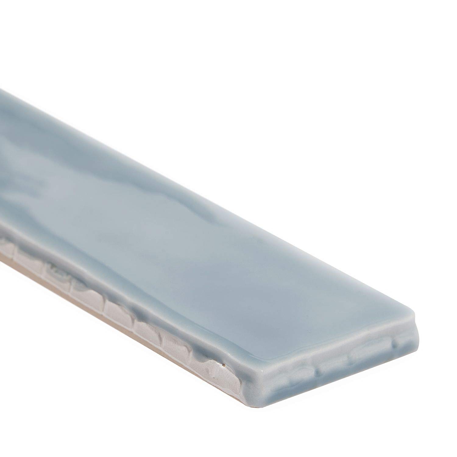Nantucket Blue 2 in. x 20 in. Polished Ceramic Wall Tile (20 Pieces 5.38 Sq. Ft. / Case)