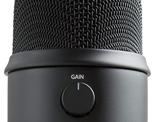 Newest Blue Yeti USB Microphone with 4 Pickup Patterns, 3 Condenser Capsules, Mic Gain Control & Adjustable Stand for Gaming, Streaming, Podcasting on PC & Mac, Blackout with GalliumPi Accessories