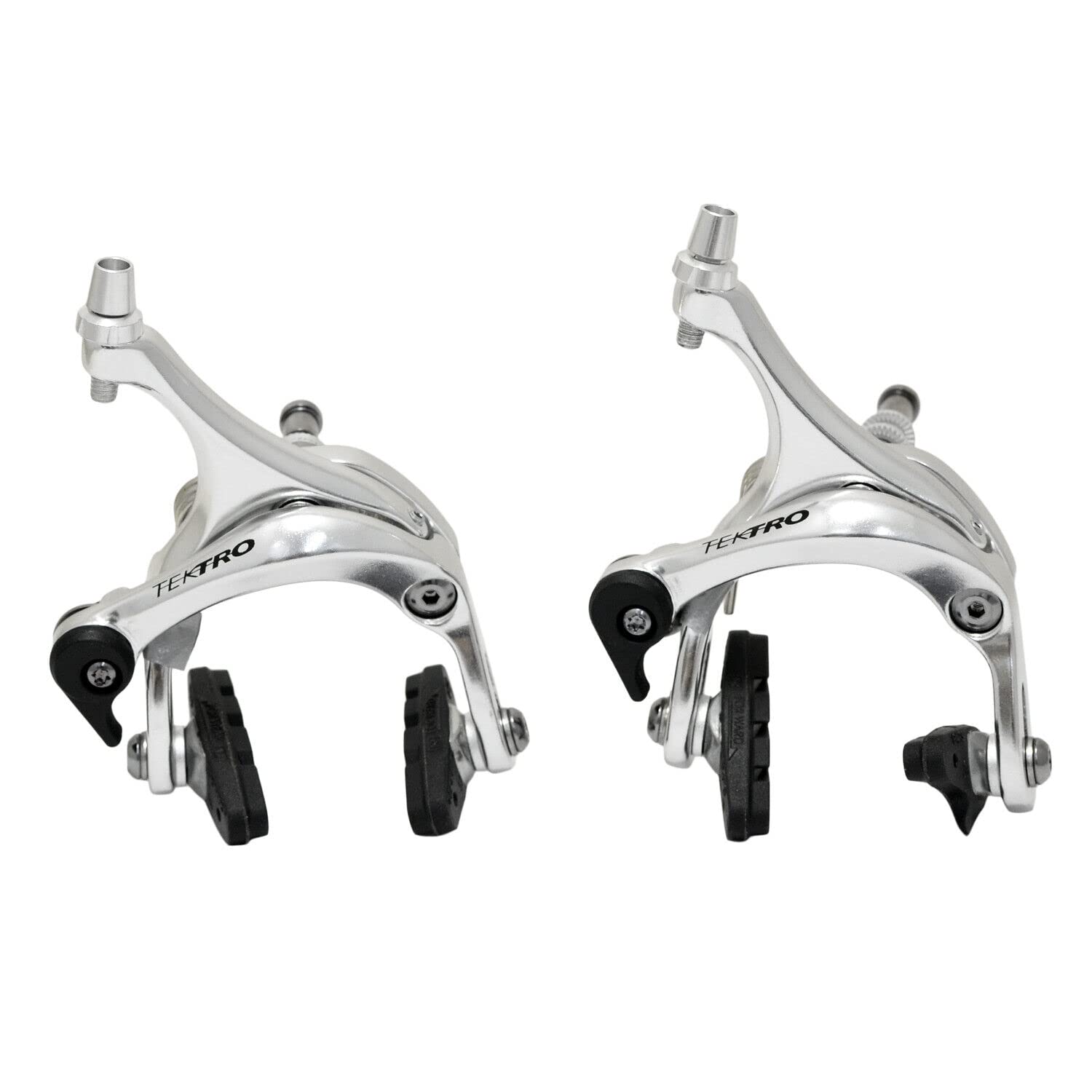 TEKTRO R326 Road Bike Dual Pivot Caliper Brake Set (Front + Rear), Silver, MH2651