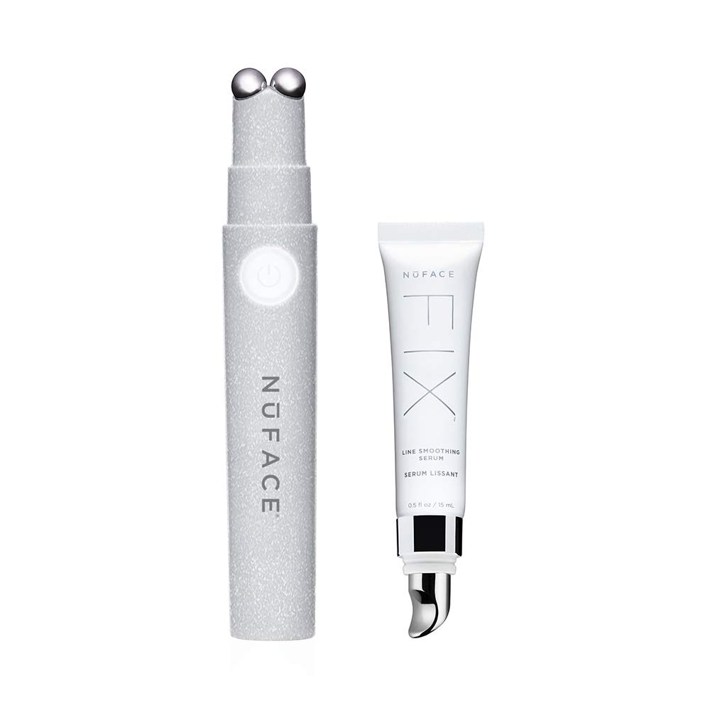 NuFACE FIX | Line Smoothing Device | Targeted Microcurrent Treatment | Mascara-sized Skin Care Device to Instantly Firm, Smooth, and Tighten | Break The Ice Collection, 1 ct.