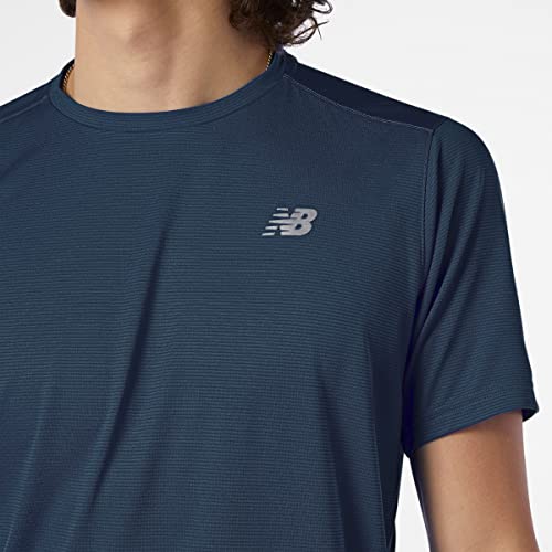 New Balance Men's Accelerate Short Sleeve, Eclipse , XX-Large